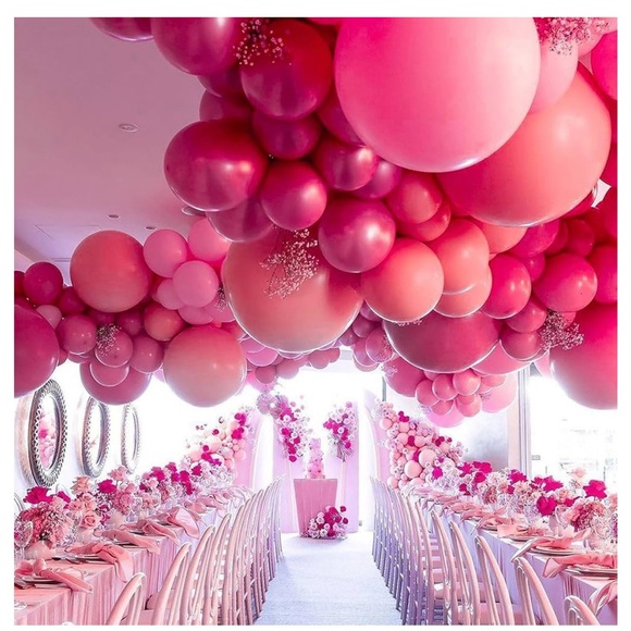 Partywoo | Party Supplies | New Partywoo Magenta Balloons 85 Pcs Hot ...